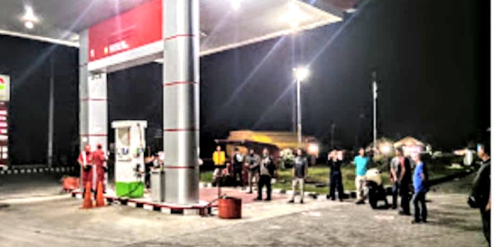 OTK Bawa Senpi Rampok SPBU Pakam Medang Deras Batu Bara