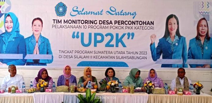 Pantau UP2K di Dairi, Ini Dorongan Ketua PKK Sumut