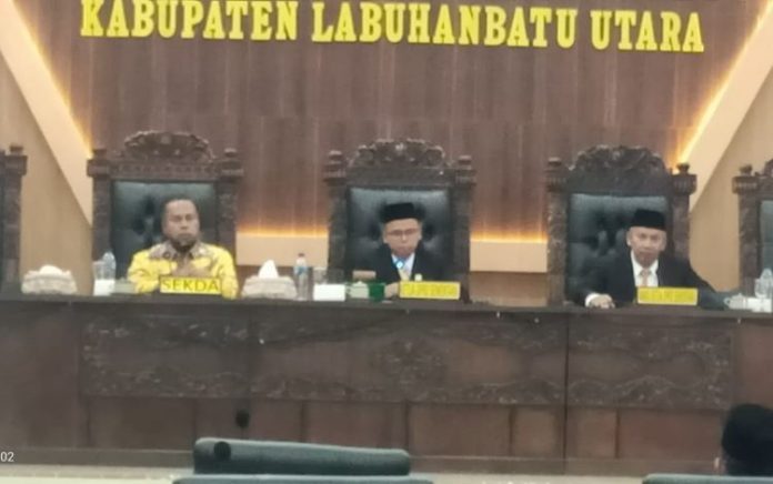 Paripurna Perdana DPRD Labura, Umumkan Usulan Pimpinan Definitif