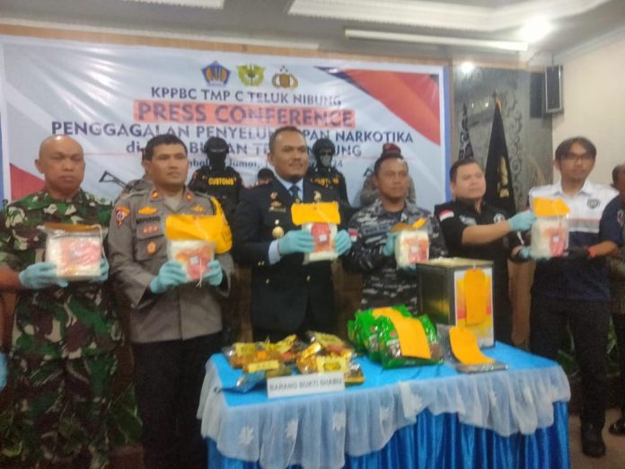 Penyelundupan 5 Kg Sabu dari Malaysia Digagalkan Bea Cukai Teluk Nibung