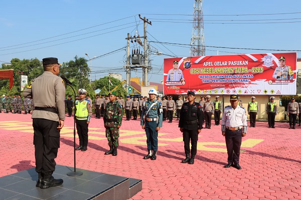 Polres Tanjung Balai Gelar Ops Keselamatan Toba 2023