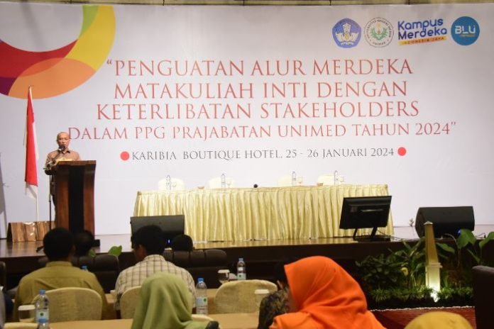 PPG Prajabatan 2024, Unimed Gelar Penguatan Alur Merdeka Matakuliah Inti