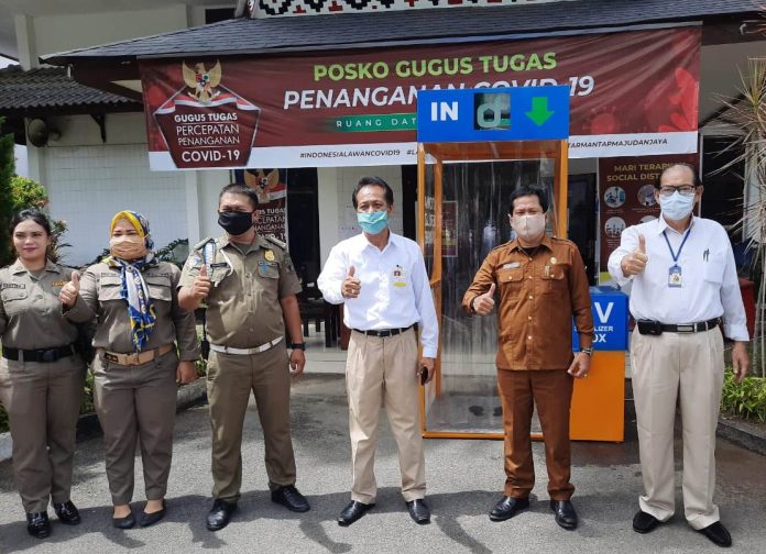 PT STTC Bagikan Sterilizer Box ke Sejumlah Bank dan Pemko Pematangsiantar