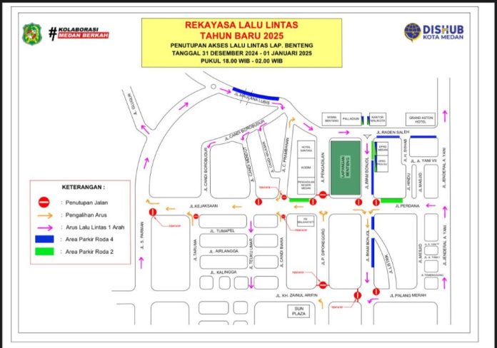 Sejumlah Jalan Dialihkan, Masyarakat Diimbau Hindari Kawasan Lapangan ...