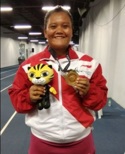 Suparni Yati Persembahkan Medali Pertama Buat Indonesia di Asian Para Games 2022
