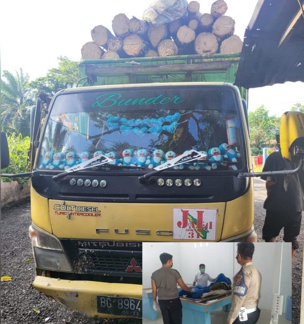 Terjatuh dari Atas Truk Bermuatan Kayu, Pria 30 Tahun Ini Tewas