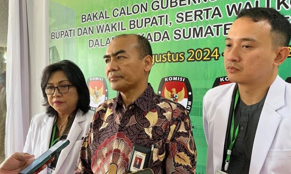 Total 55 Paslon Sudah Jalani Pemeriksaan Kesehatan di RSUP H Adam Malik