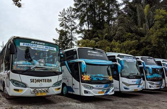 Wajib Masker Dan Cuci Tangan, Bus Sejahtera Kembali Beroperasi