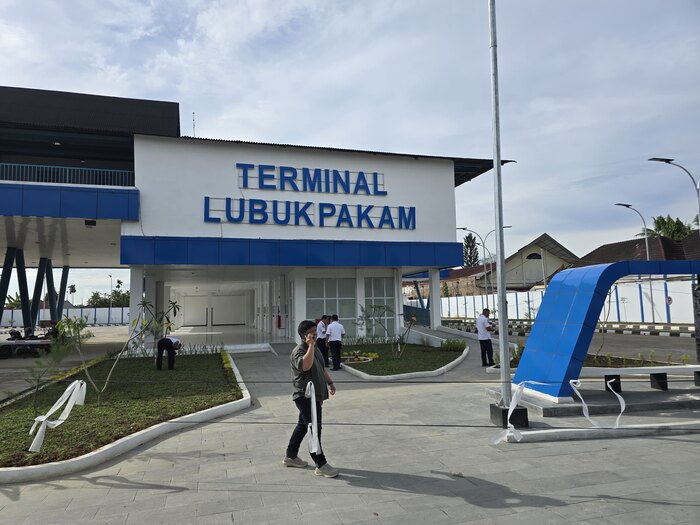 Terminal Lubuk Pakam Rampung, Pekan Depan Uji Coba Operasional